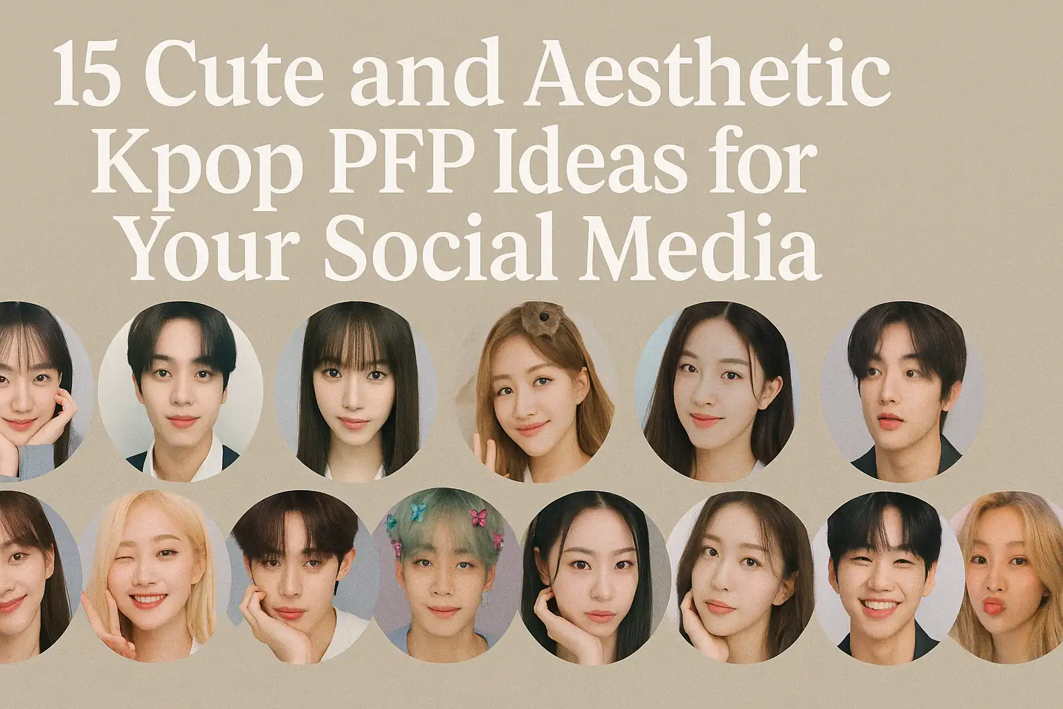 15 Cute and Aesthetic Kpop PFP Ideas for Your Social Media
