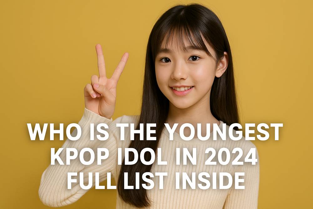 Who Is the Youngest Kpop Idol in 2024 Full List Inside